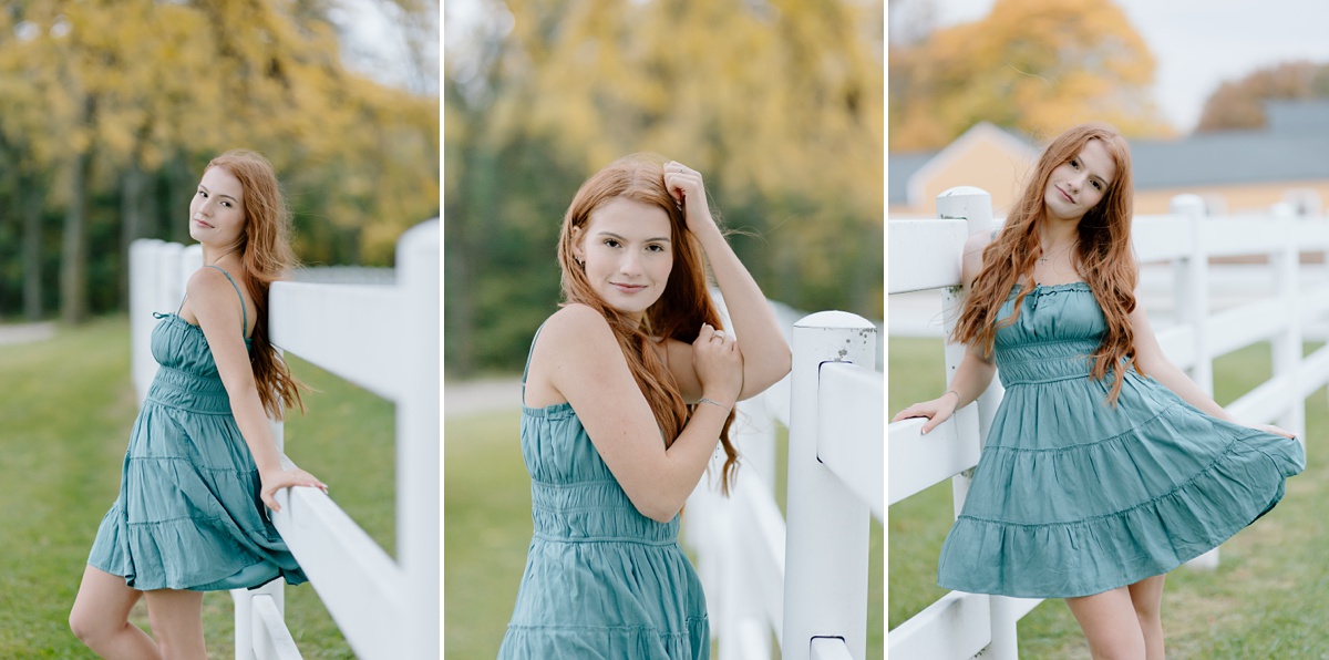 Maddy's Naperville Senior Photos at St James Farm » Charity White ...
