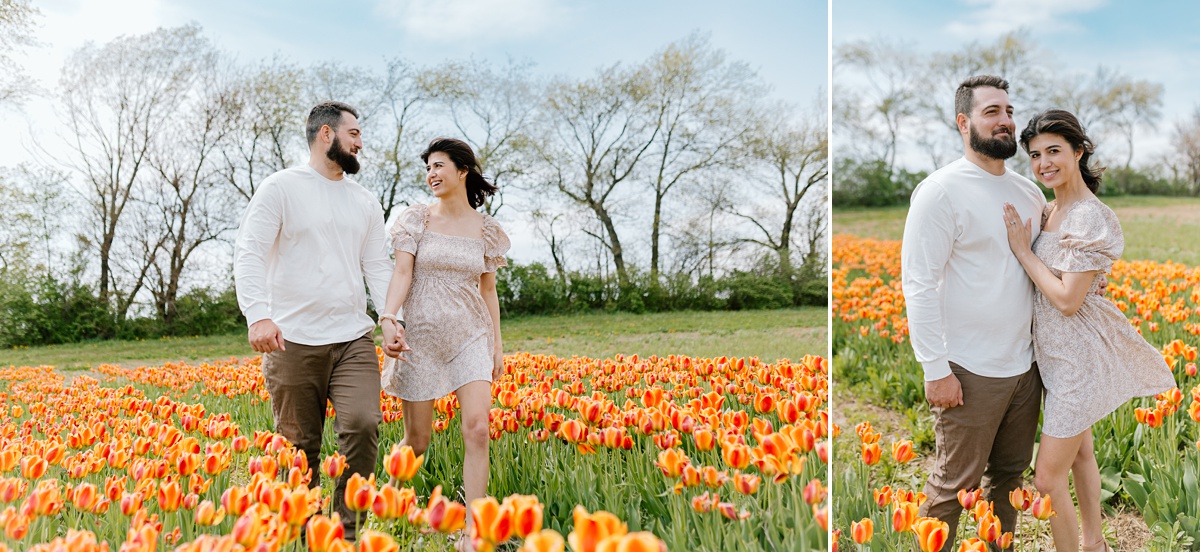Tulip Field Maternity Photos at Kuipers Family Farm | Midwest Tulip ...