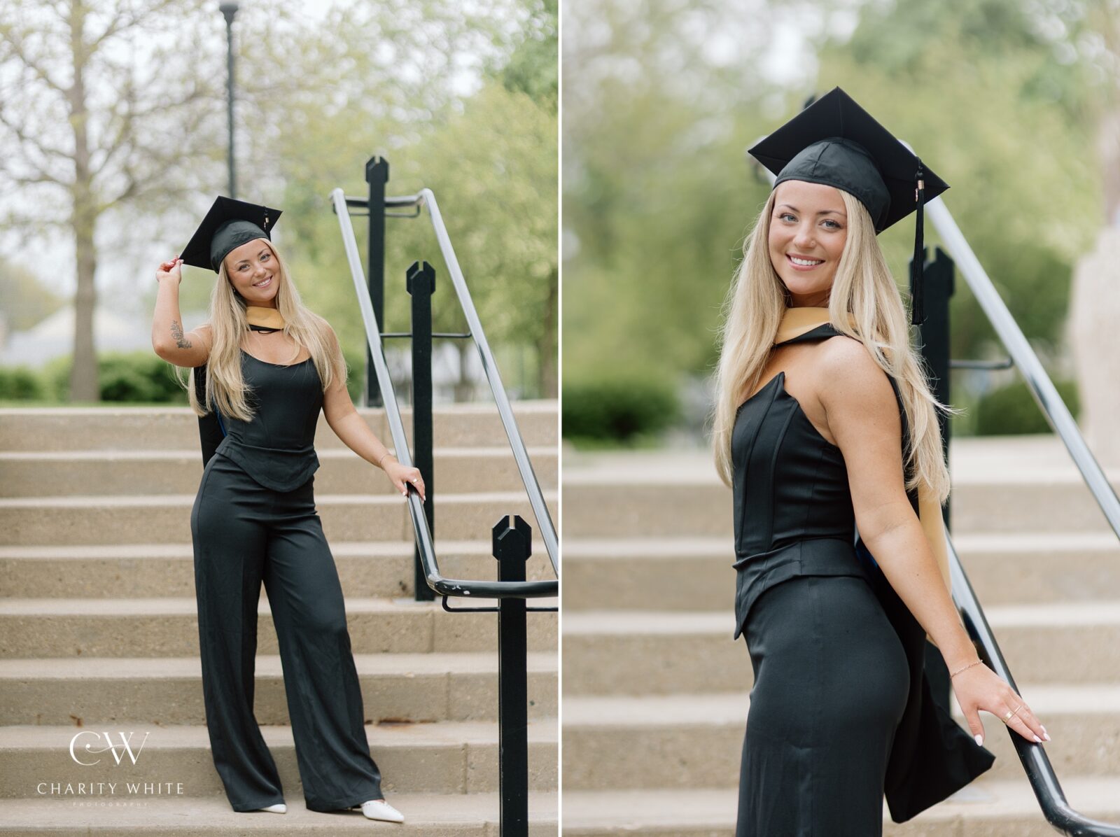 Hanafin's Aurora University Senior Photos » Charity White Photography