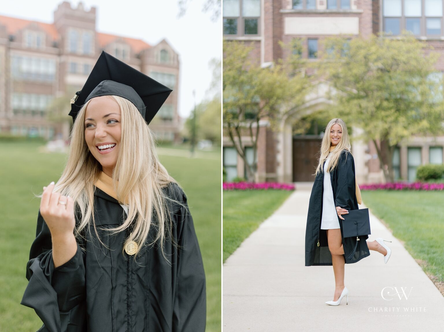 Hanafin's Aurora University Senior Photos » Charity White Photography