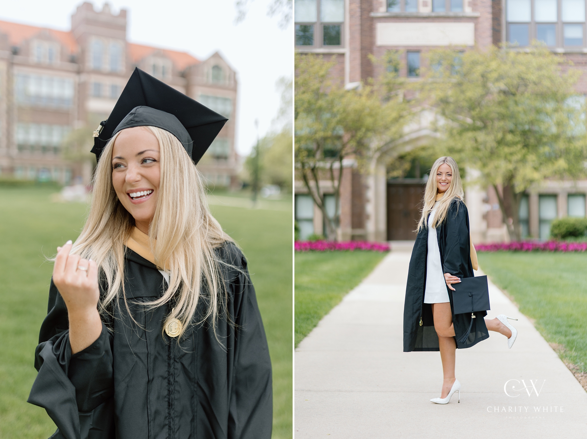Hanafin's Aurora University Senior Photos » Charity White Photography